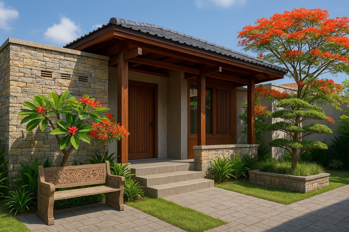 Membuat Taman Modern di Medan : Desain Estetik & Fungsional