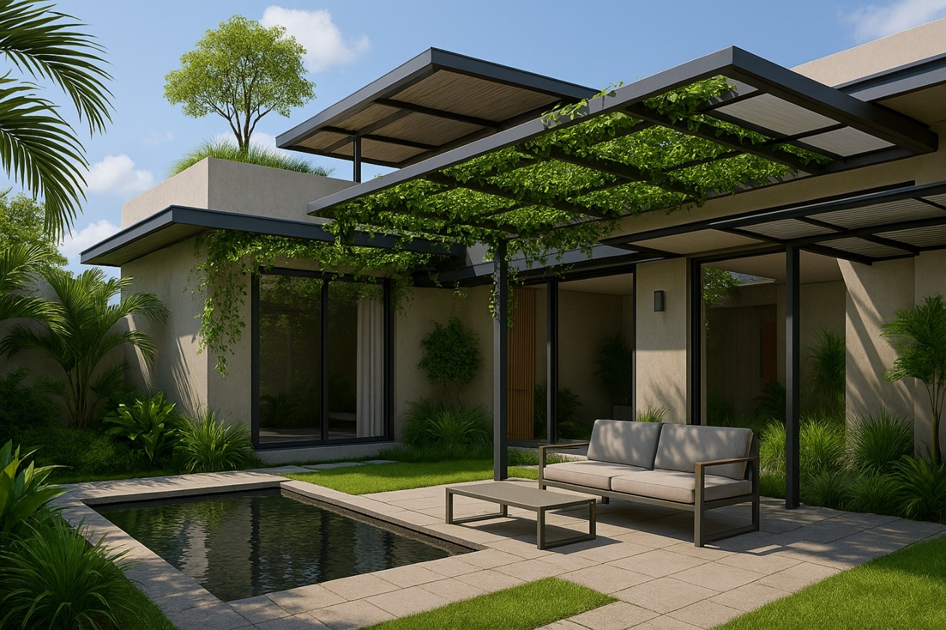 Membuat Taman Modern di Medan : Desain Estetik & Fungsional